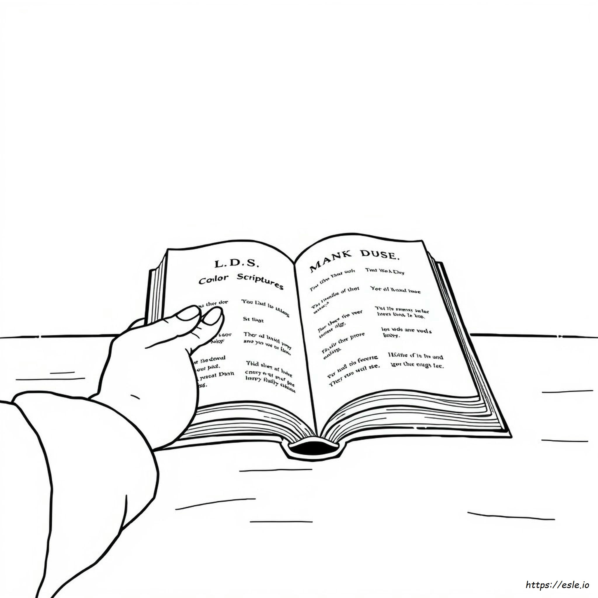 Lds Scriptures Coloring Page