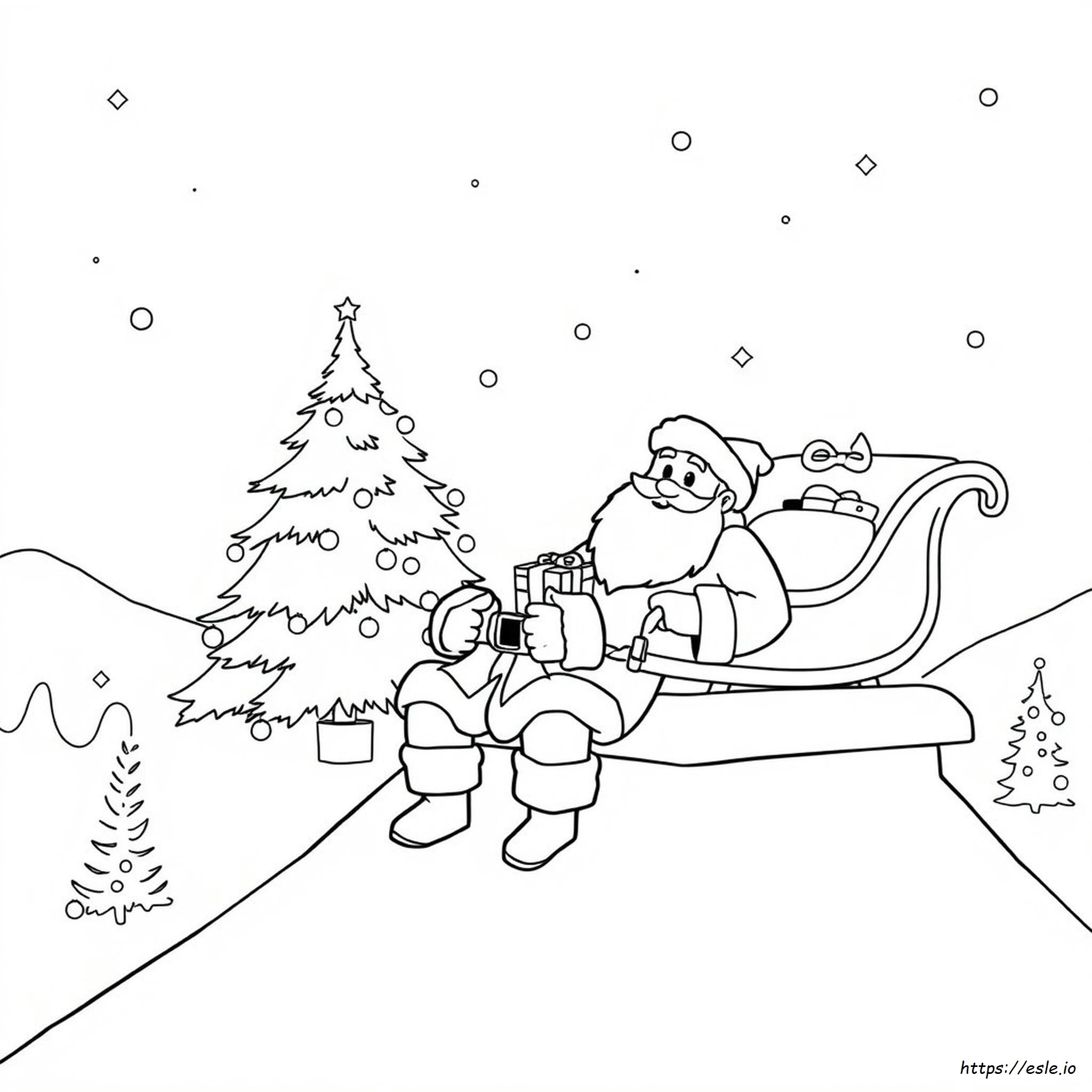 Weihnachtsmann Kostenlose Weihnachtsmalvorlagen Zum Ausdrucken