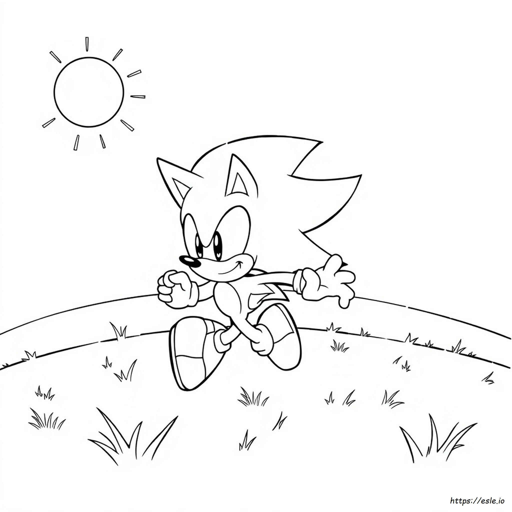 Sonic The Hedgehog Coloring Sheets Free
