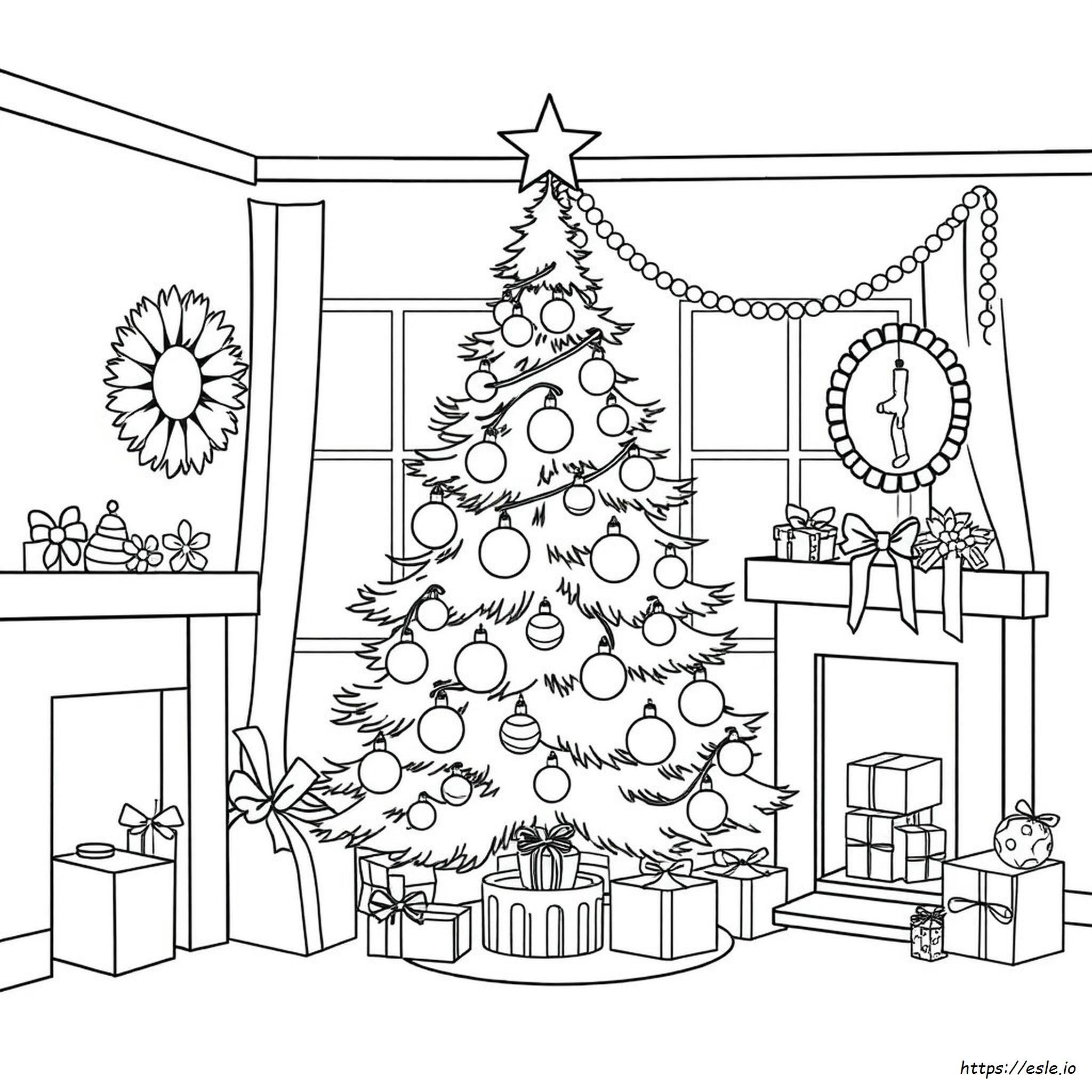 Navidad Para Colorear Por Números Imprimible