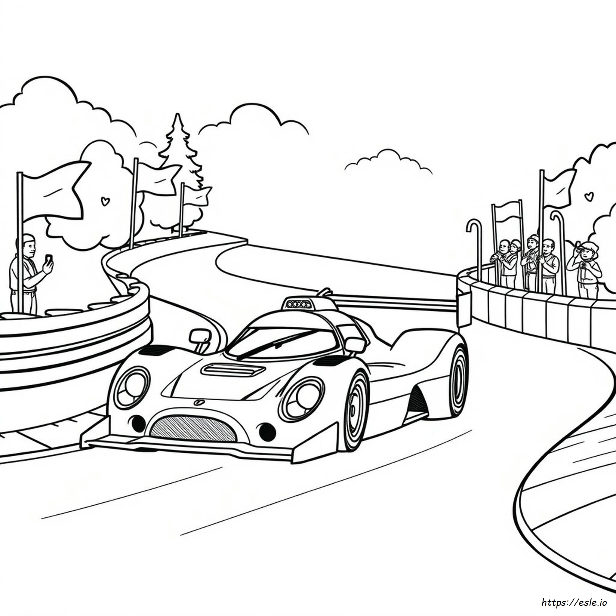 Race Car Coloring Page Race Car Coloring Page
