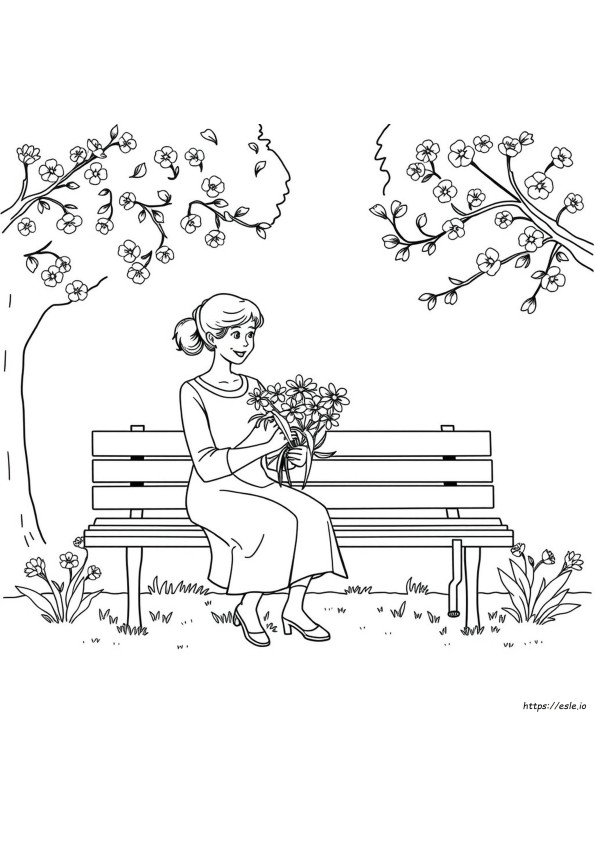 Free Online Mothers Day Coloring Pages