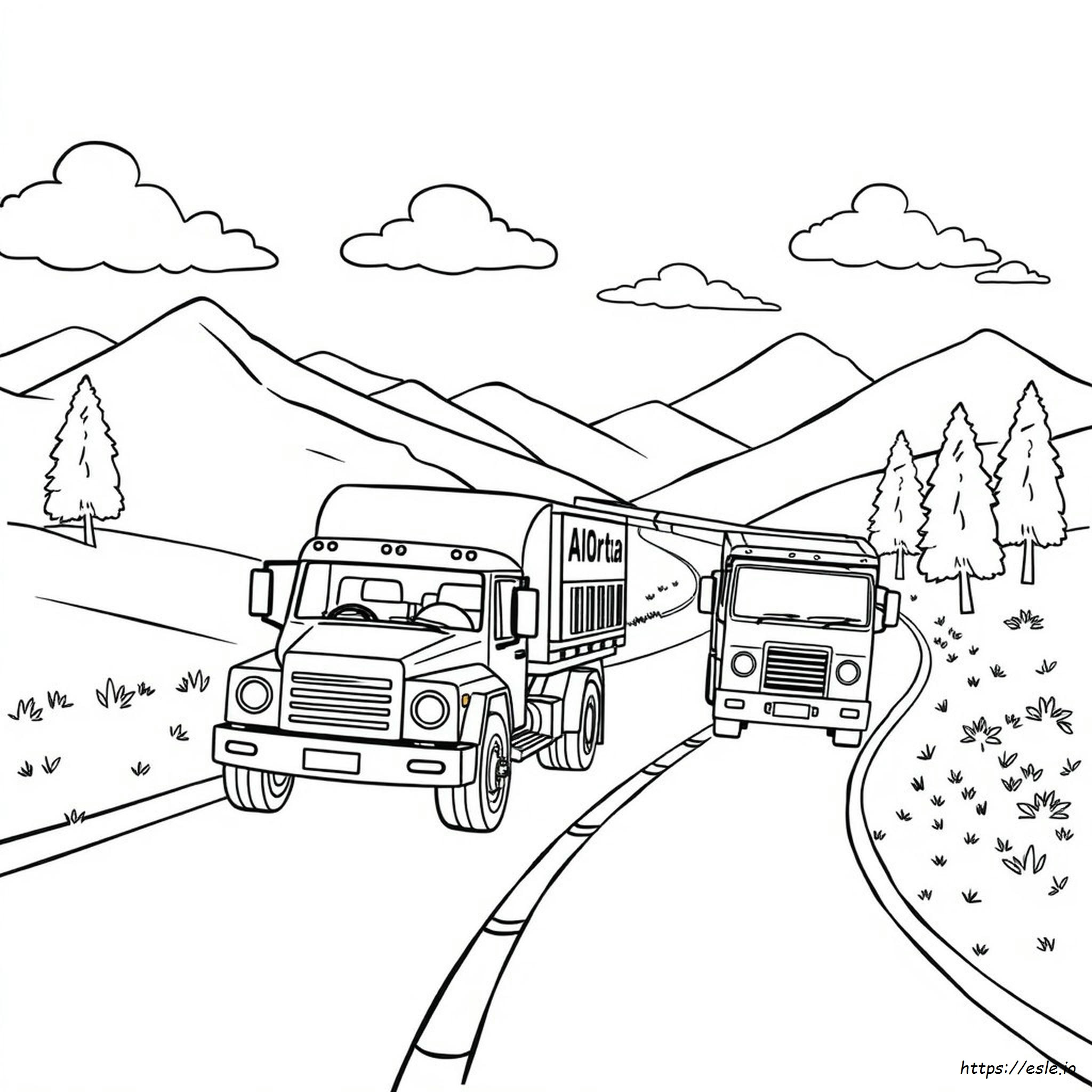 Car Truck Coloring Pages