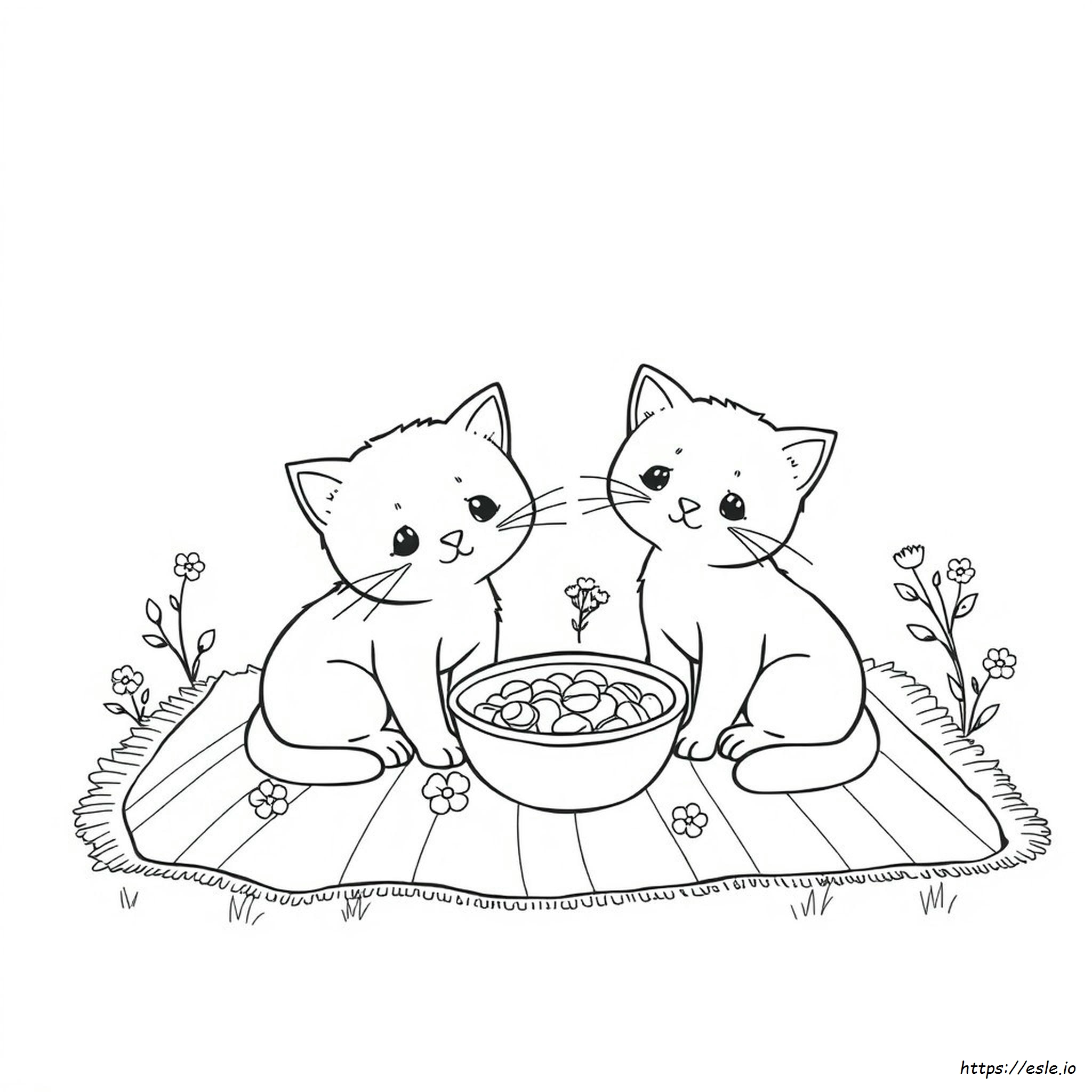 Coloriage De Chats Mignons Imprimer Coloriage De Chats Mignons Imprimer
