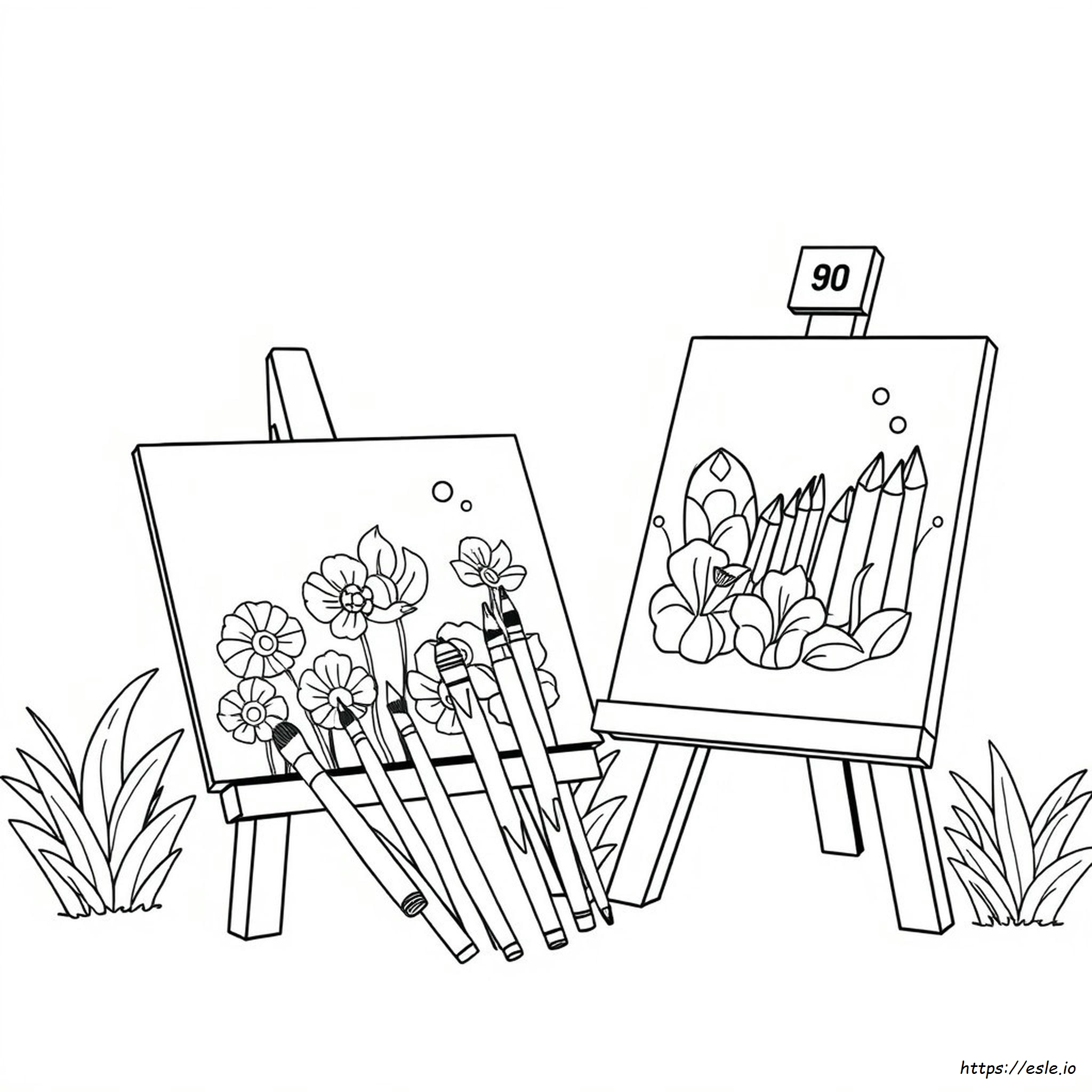 Kleurkwast Ibispaint Kleurplaat