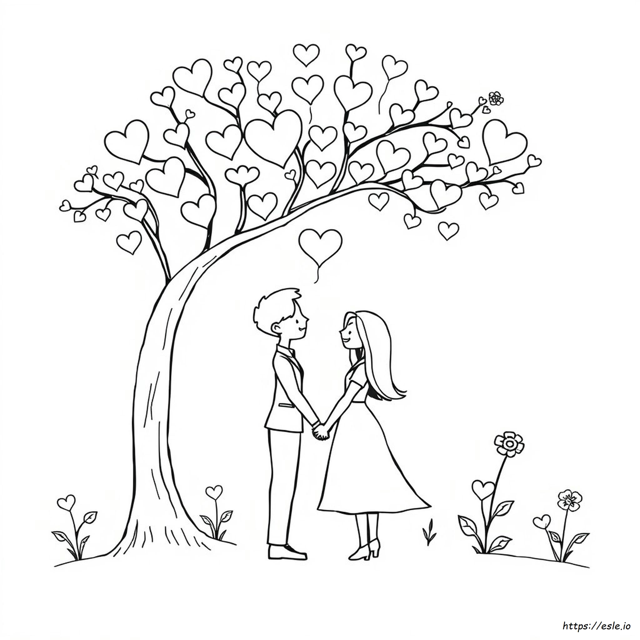 San Valentín Para Colorear