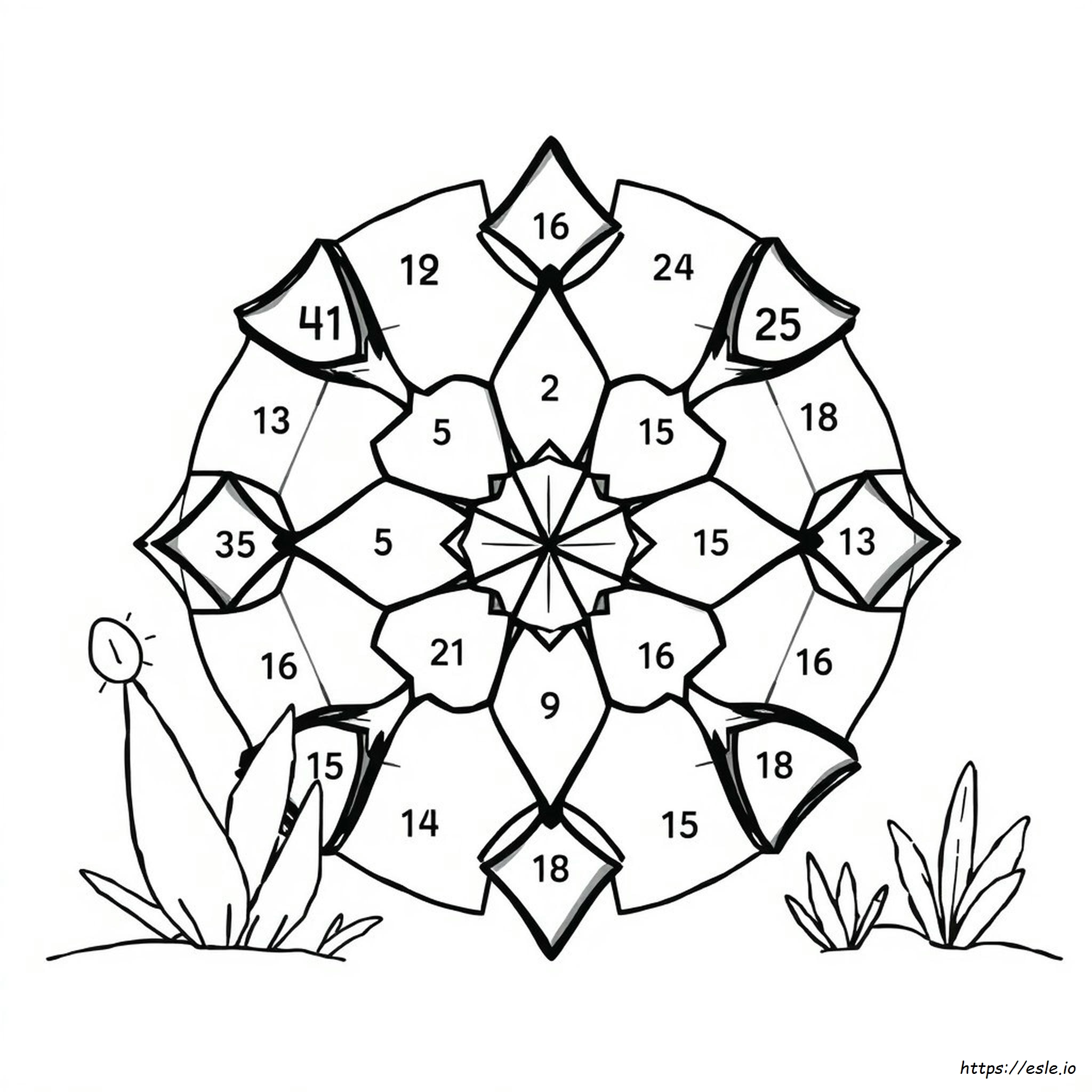 Color By Number Pictures For Adults