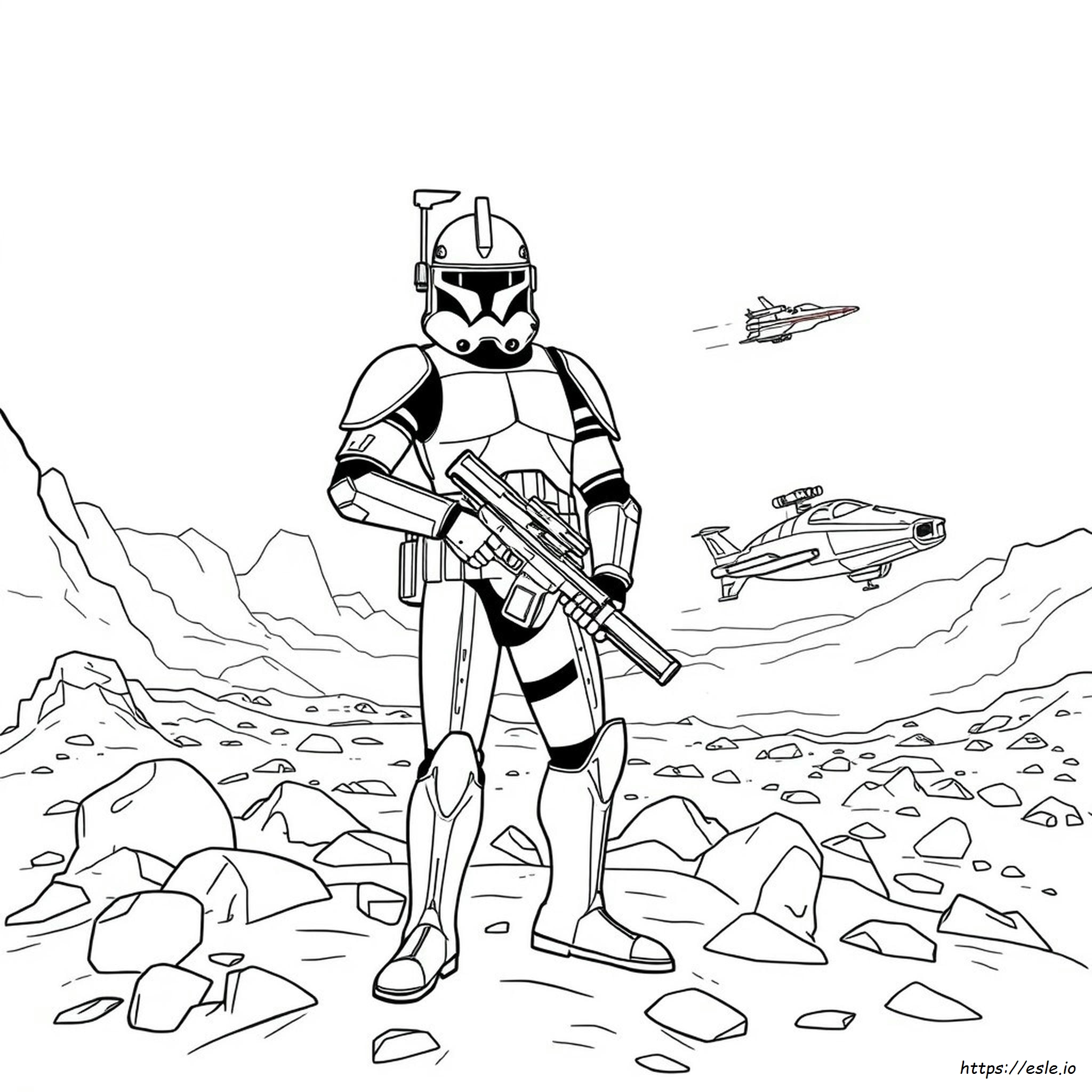 Kolorowanki Star Wars Rex