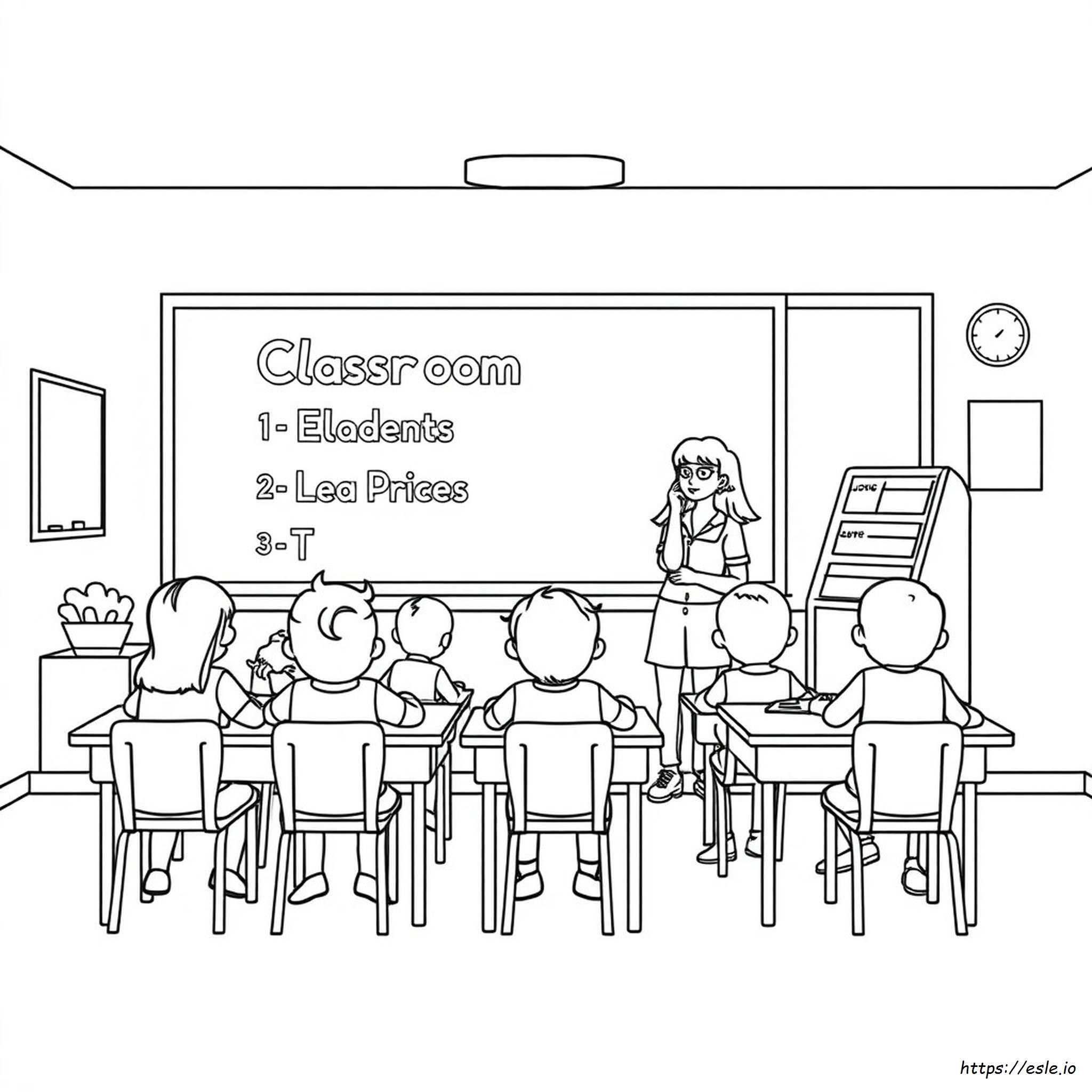Classroom Rules Coloring Pages Pdf