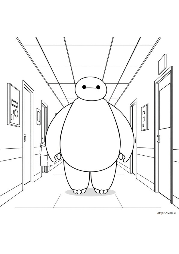 Baymax Big Hero 6 Coloring Pages