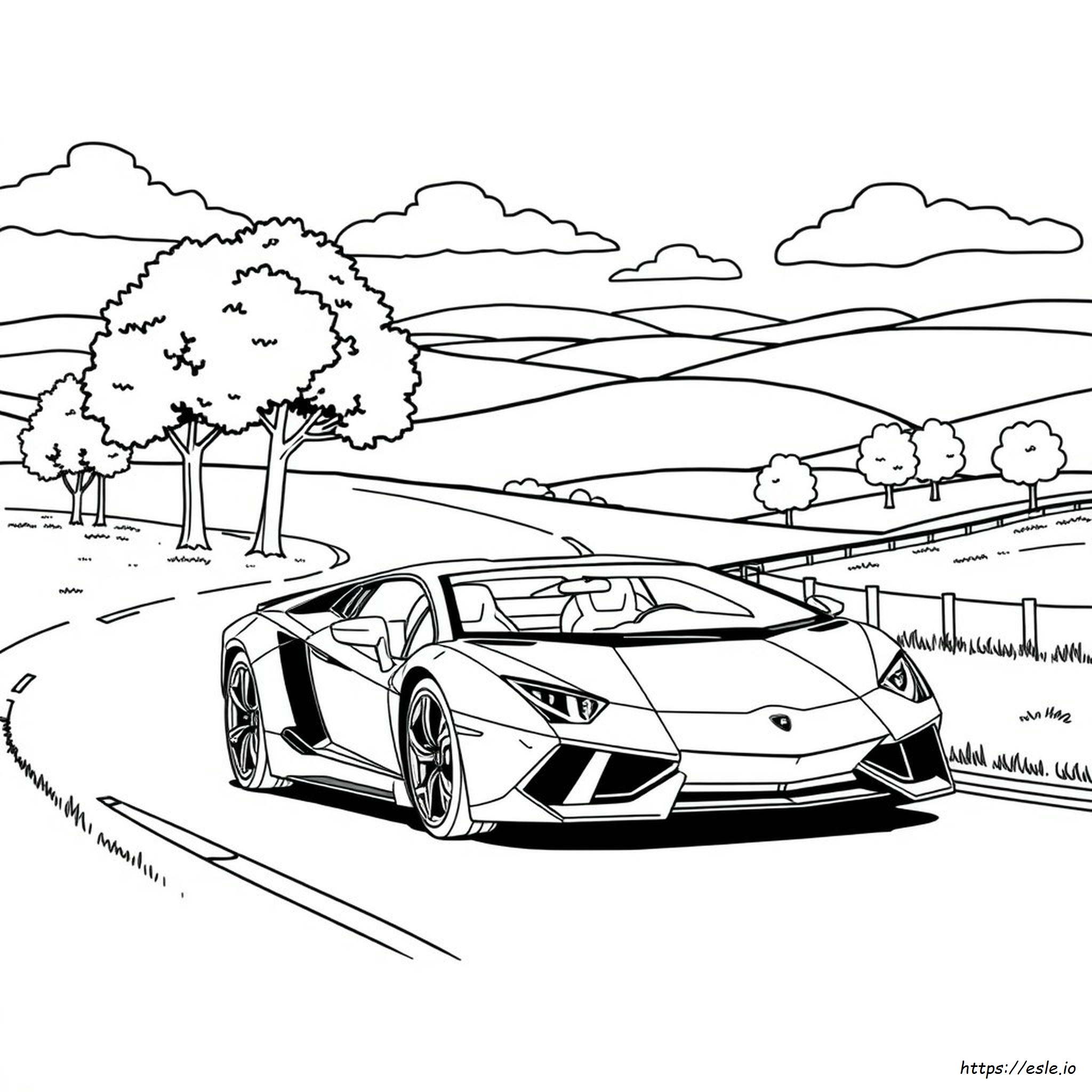 Fascinating Coloring Pages Of Lamborghinis Images
