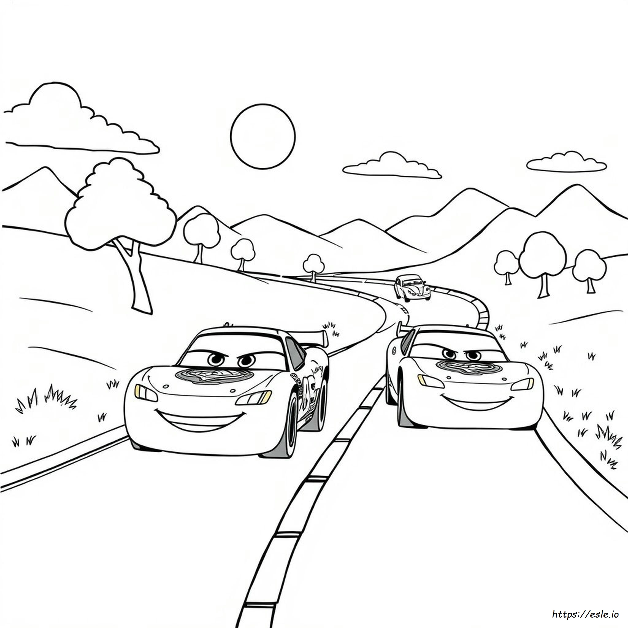 Cars 3 Coloring
