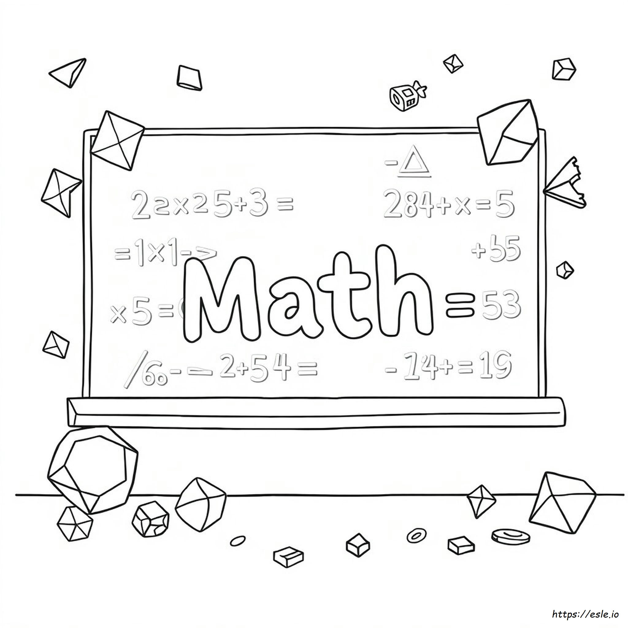 Coloriages De Maths