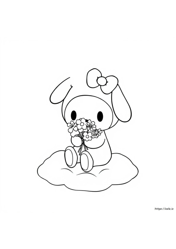 My Melody Kuromi Sanrio Värityskuvat