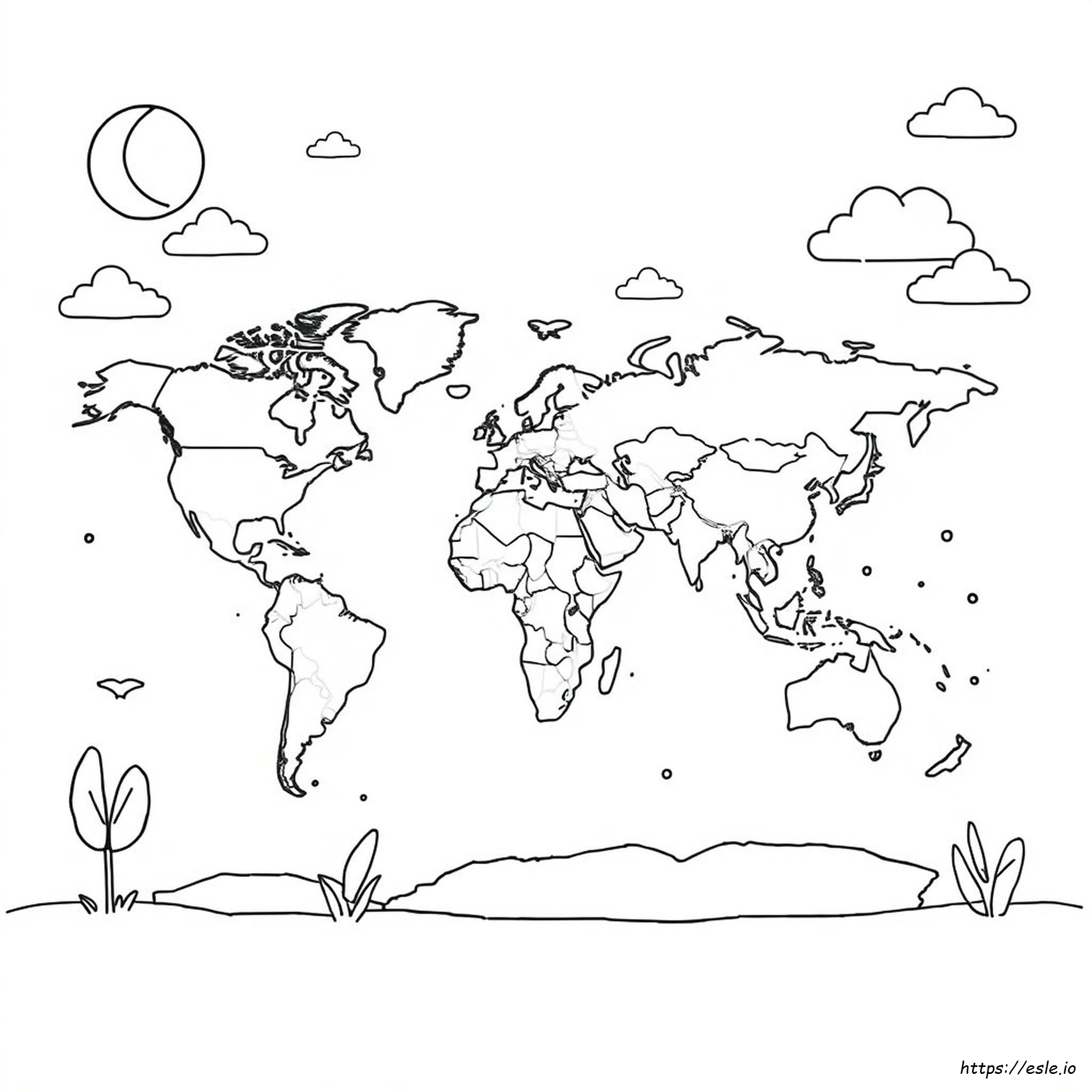 The World Coloring Pages