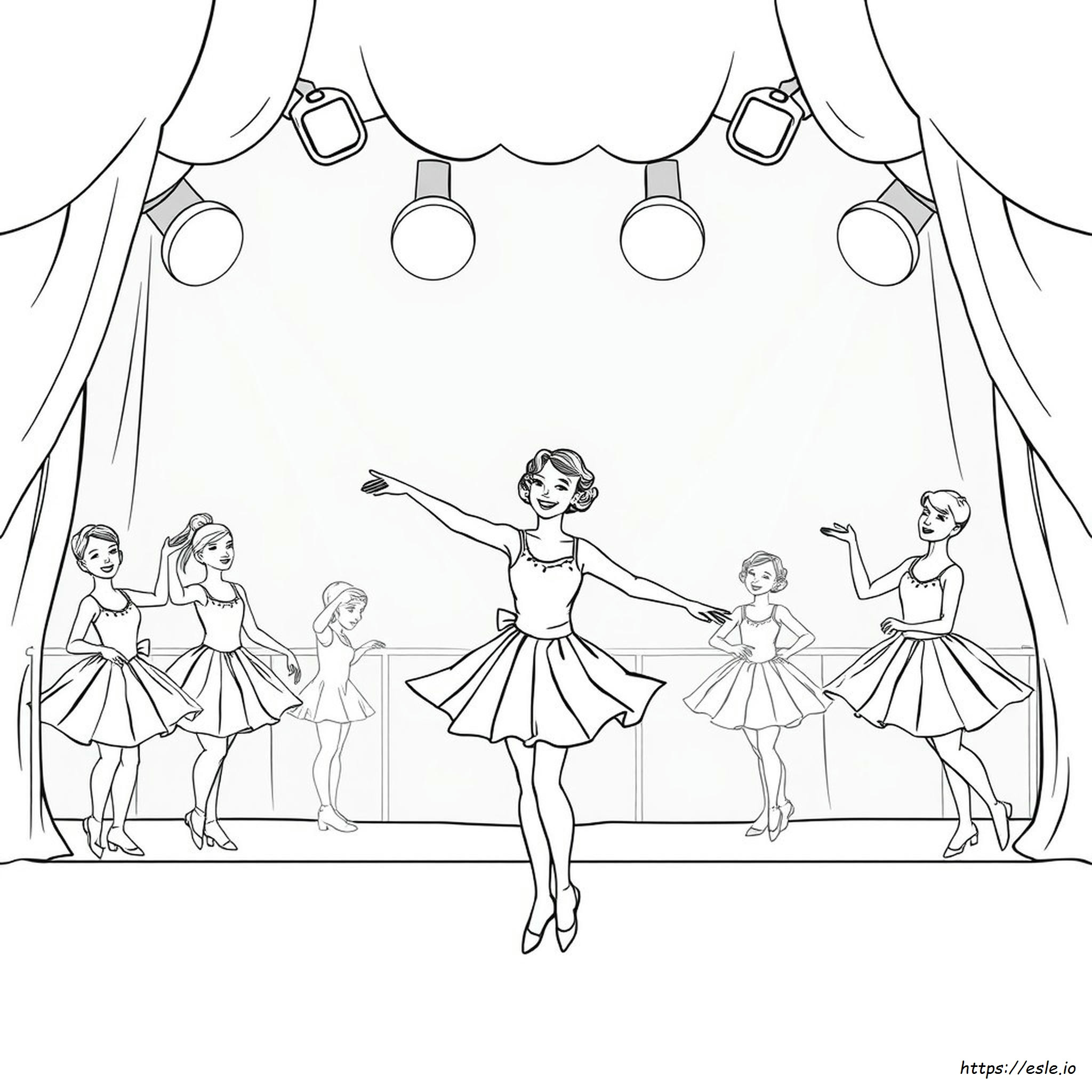 Dance Recital Coloring Pages