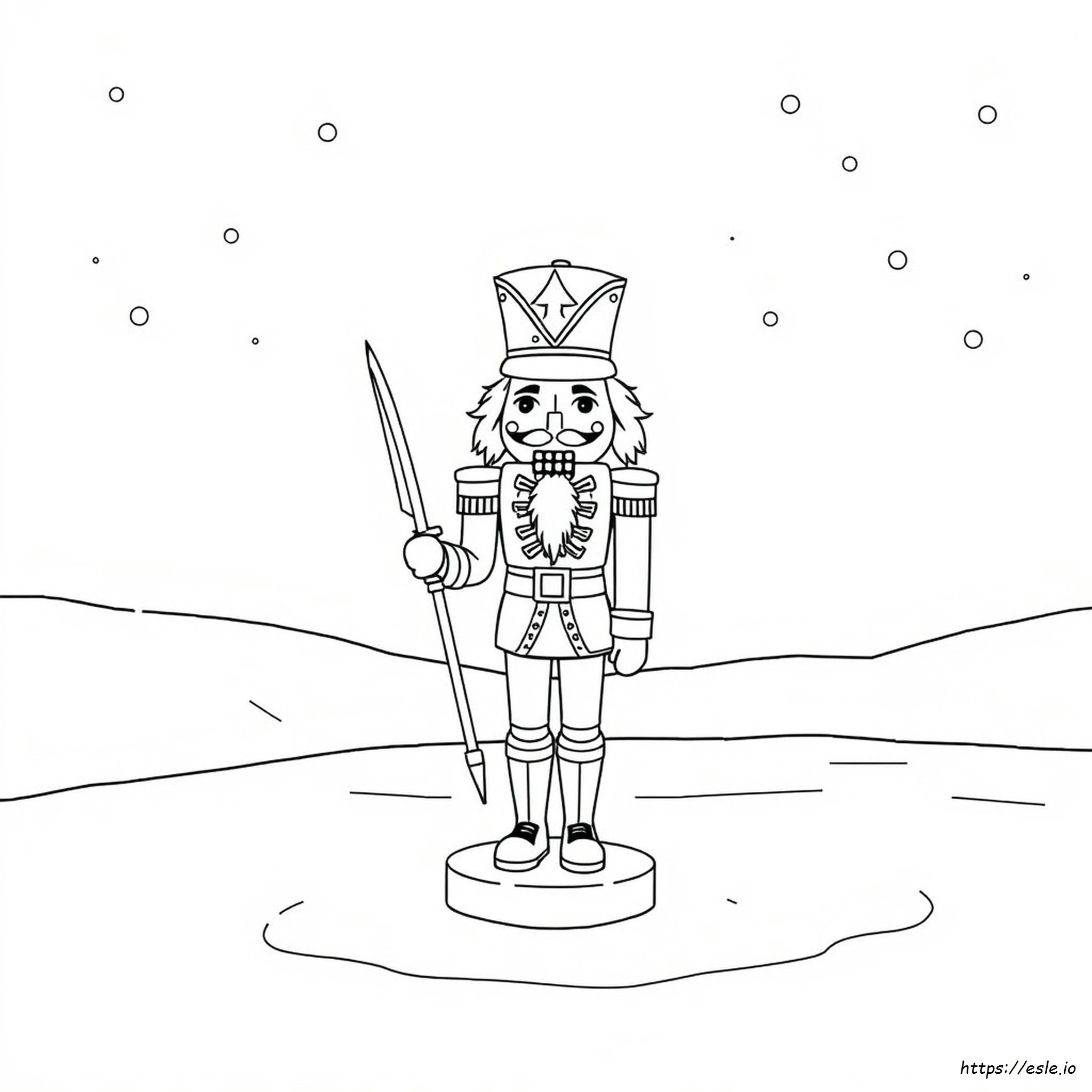 Nutcracker Ballet Colouring Pages
