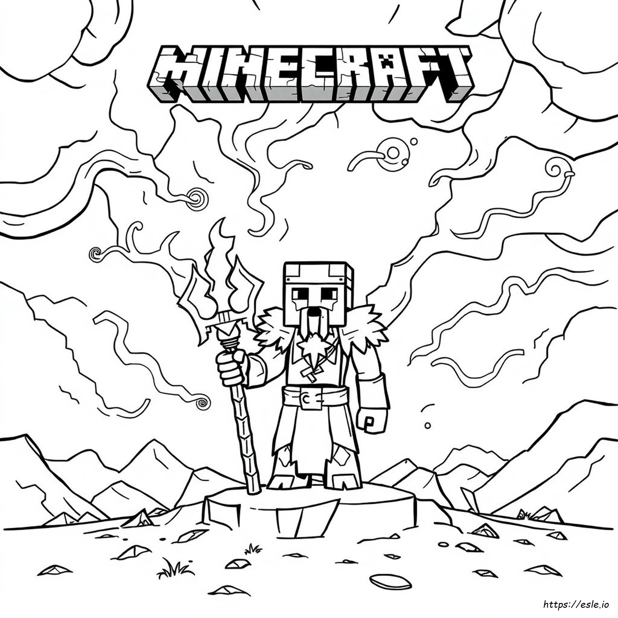 Minecraft Wither Storm Coloring Pages