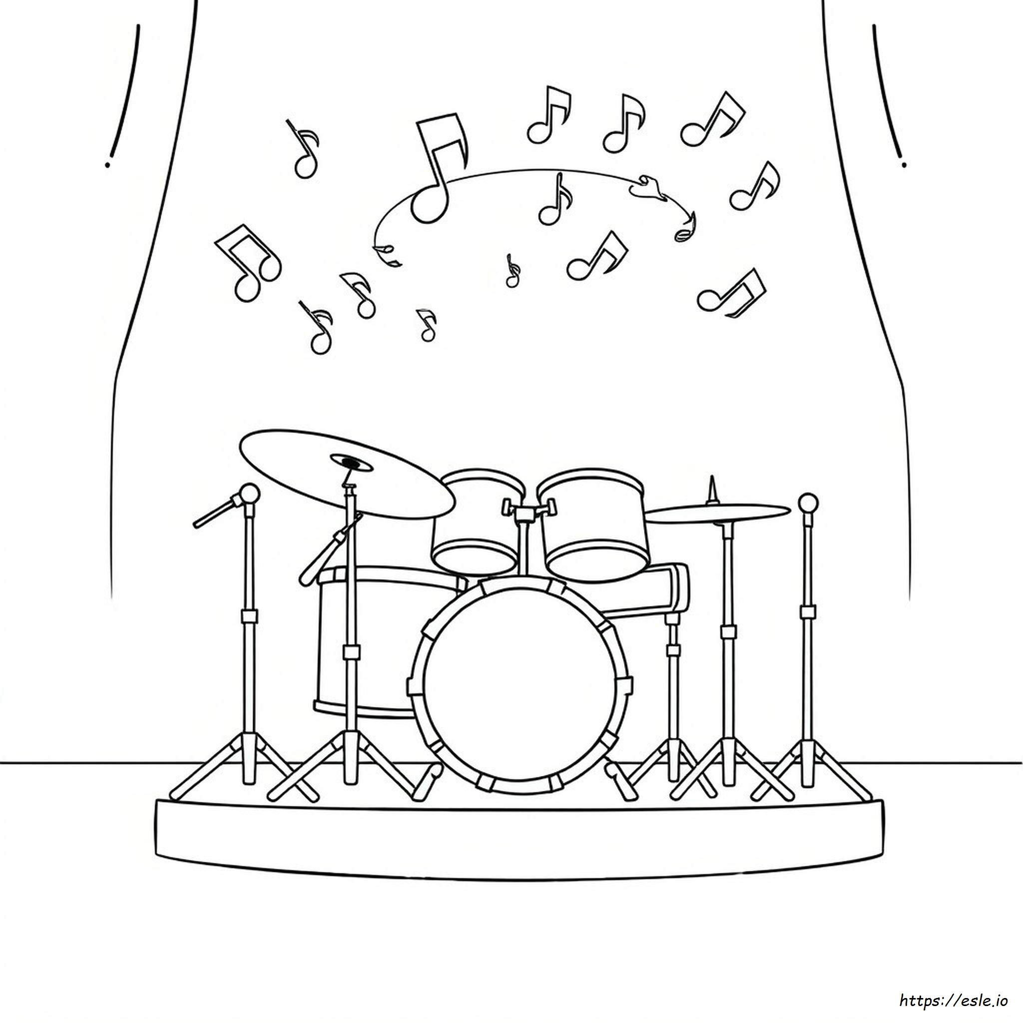 Coloring Pages Of Drum