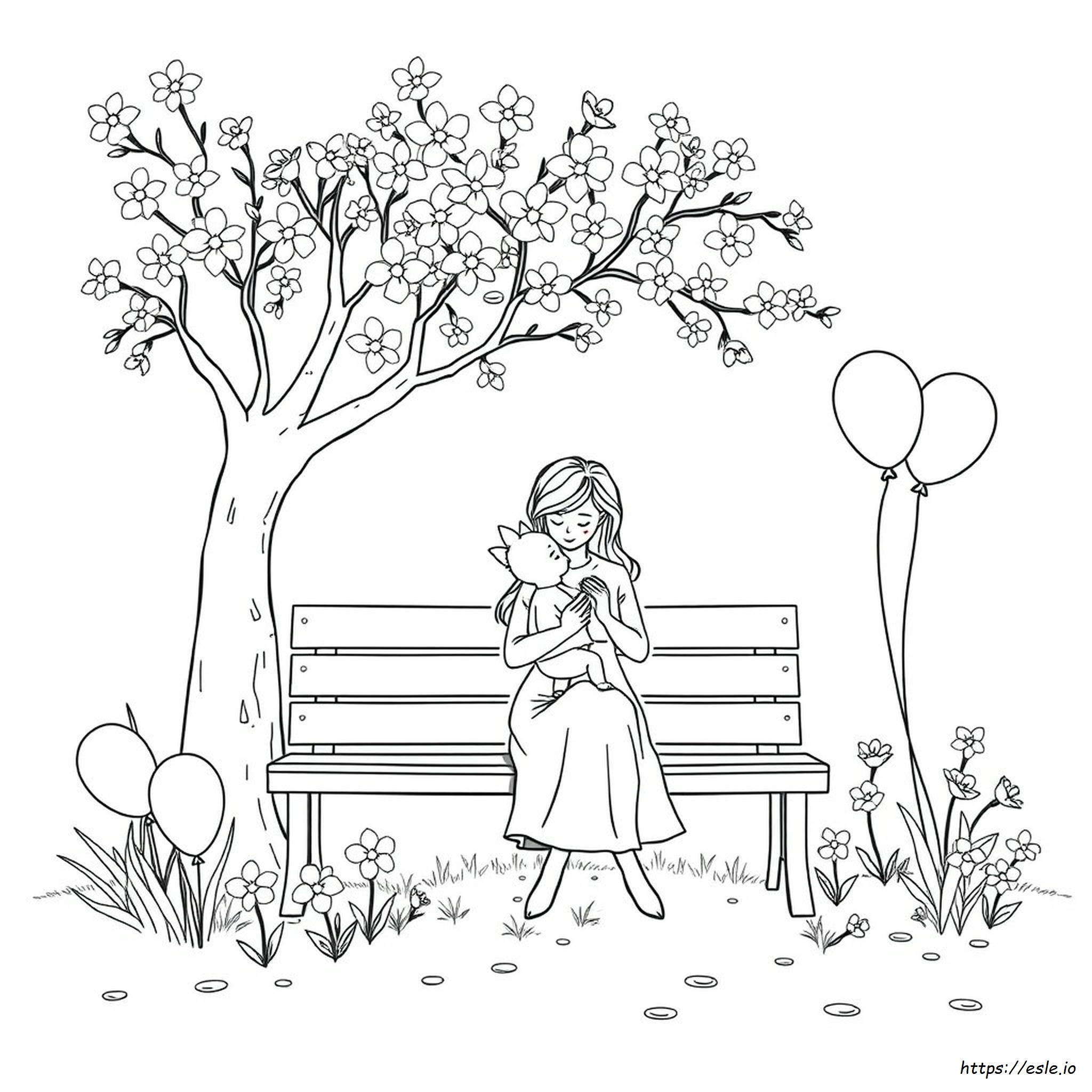 Mothers Day Pictures Coloring Pages