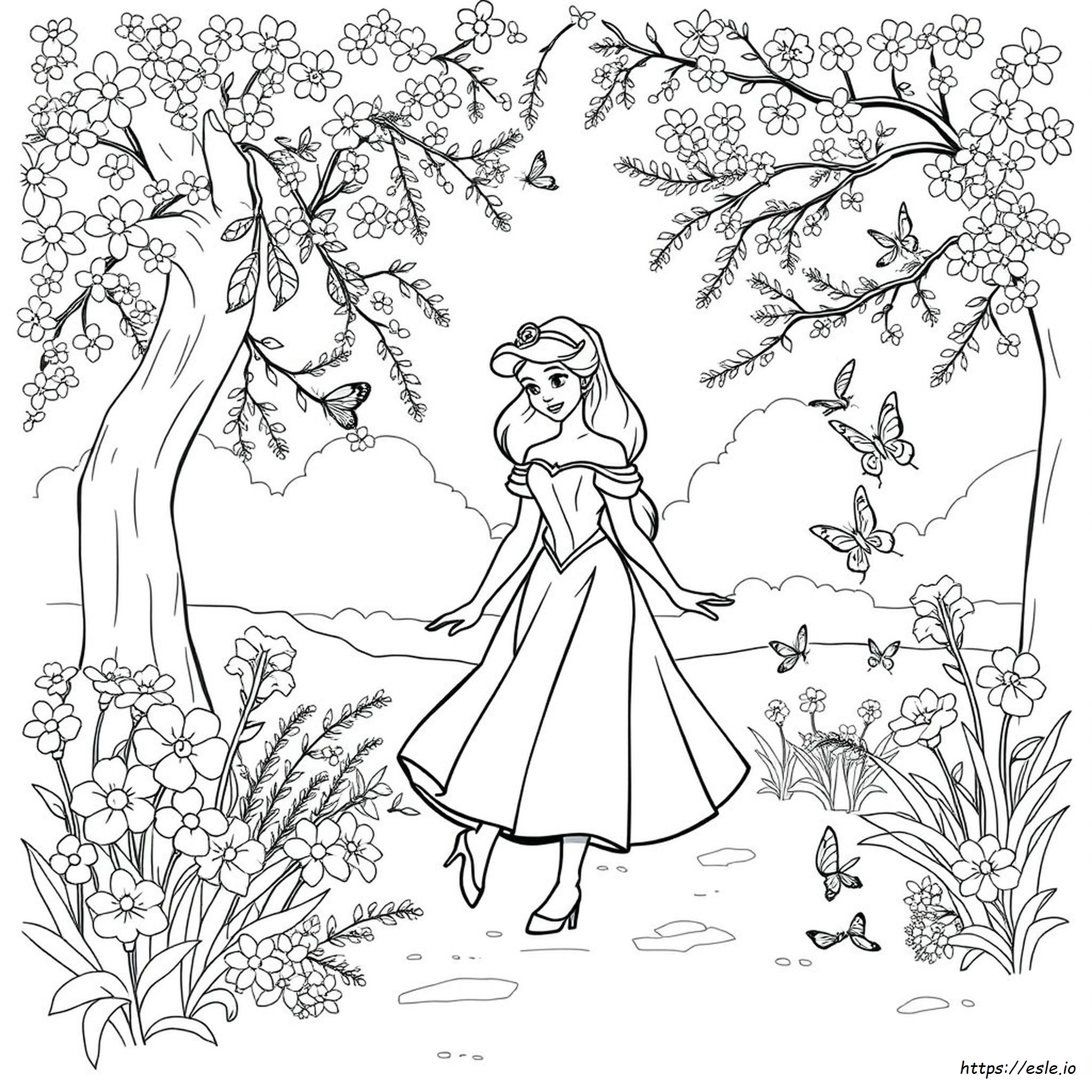 Stilvolle Ausmalbilder Disney Prinzessin Belle Fotos