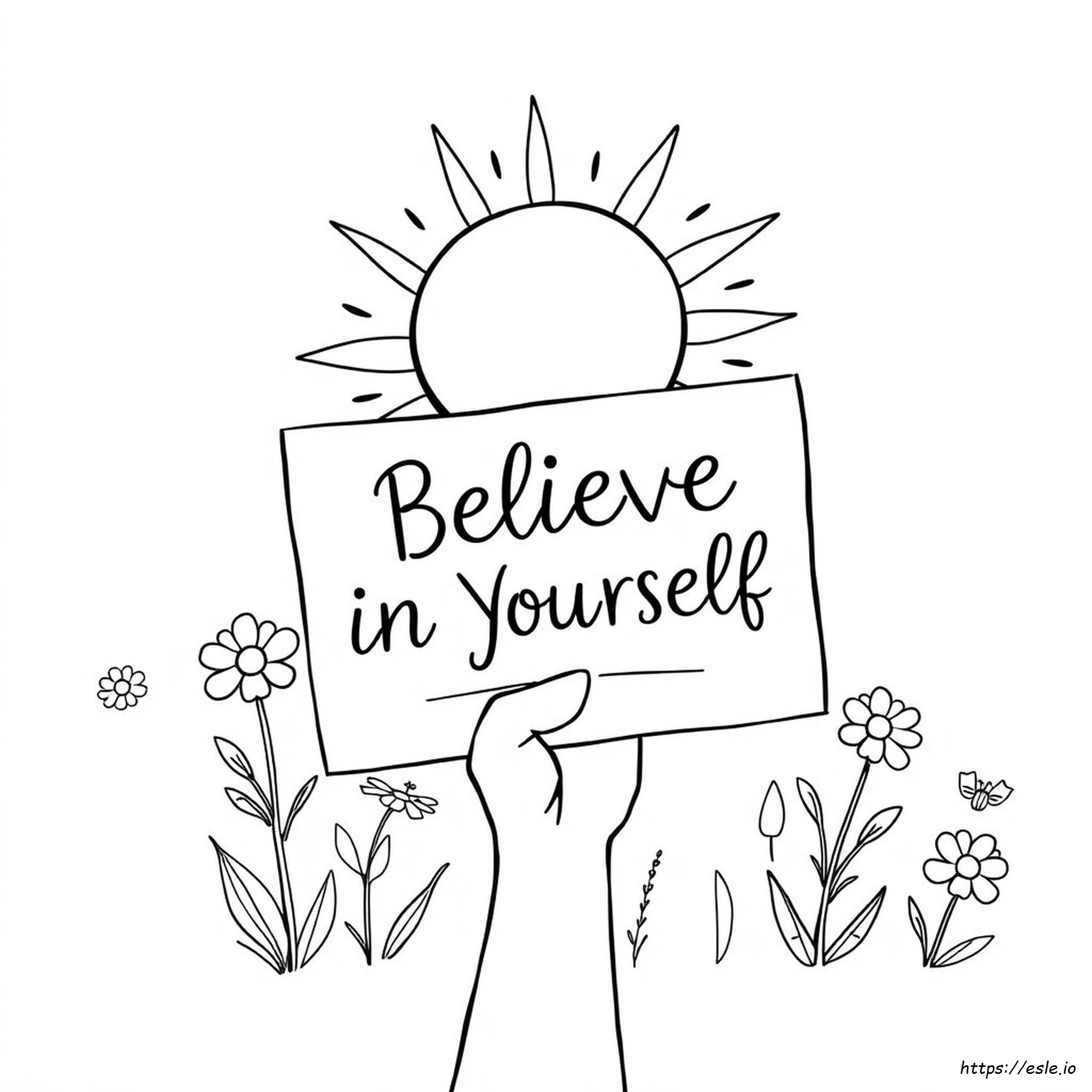 Positive Affirmation Coloring Sheets