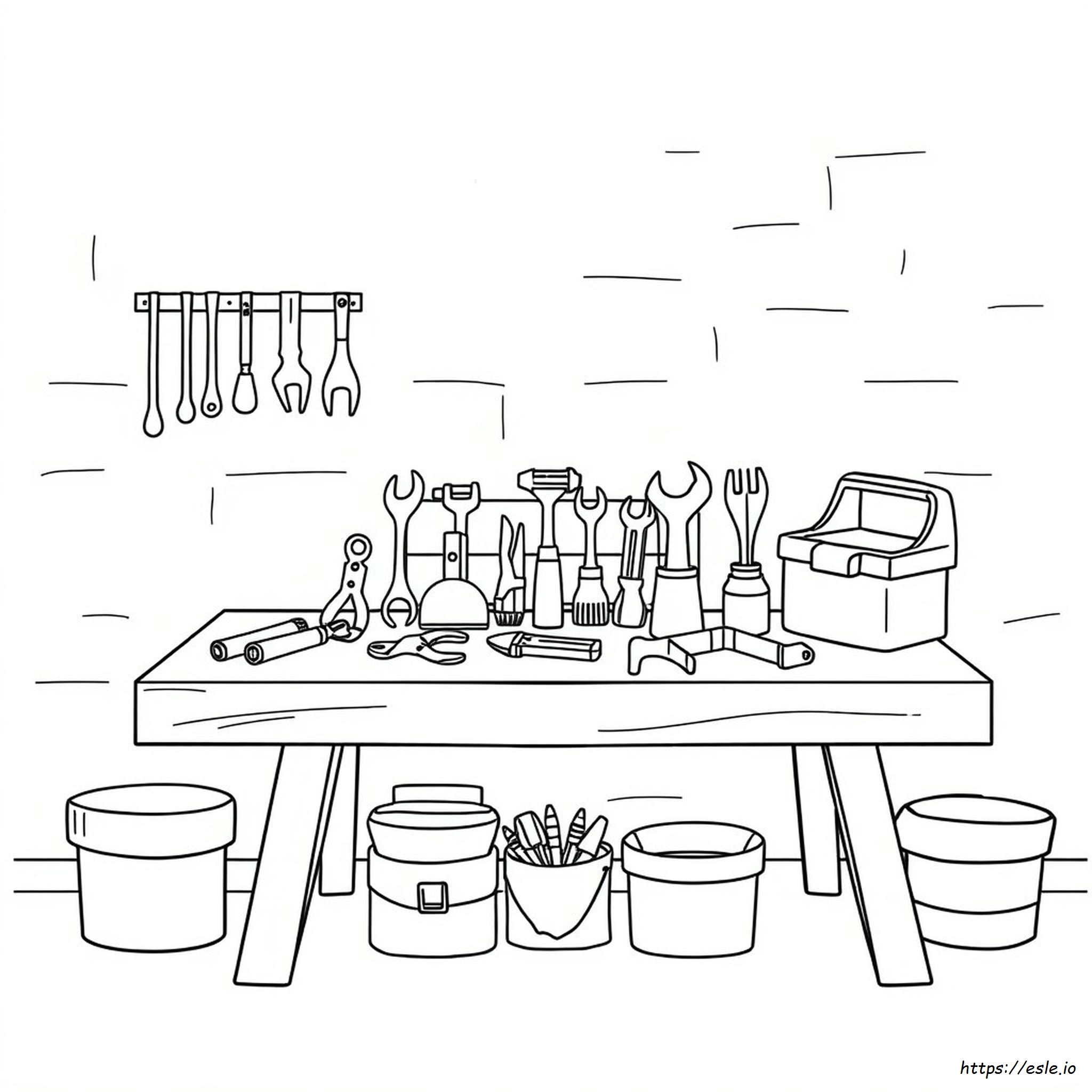 Disegni Da Colorare Di Attrezzi Disegni Da Colorare Di Attrezzi