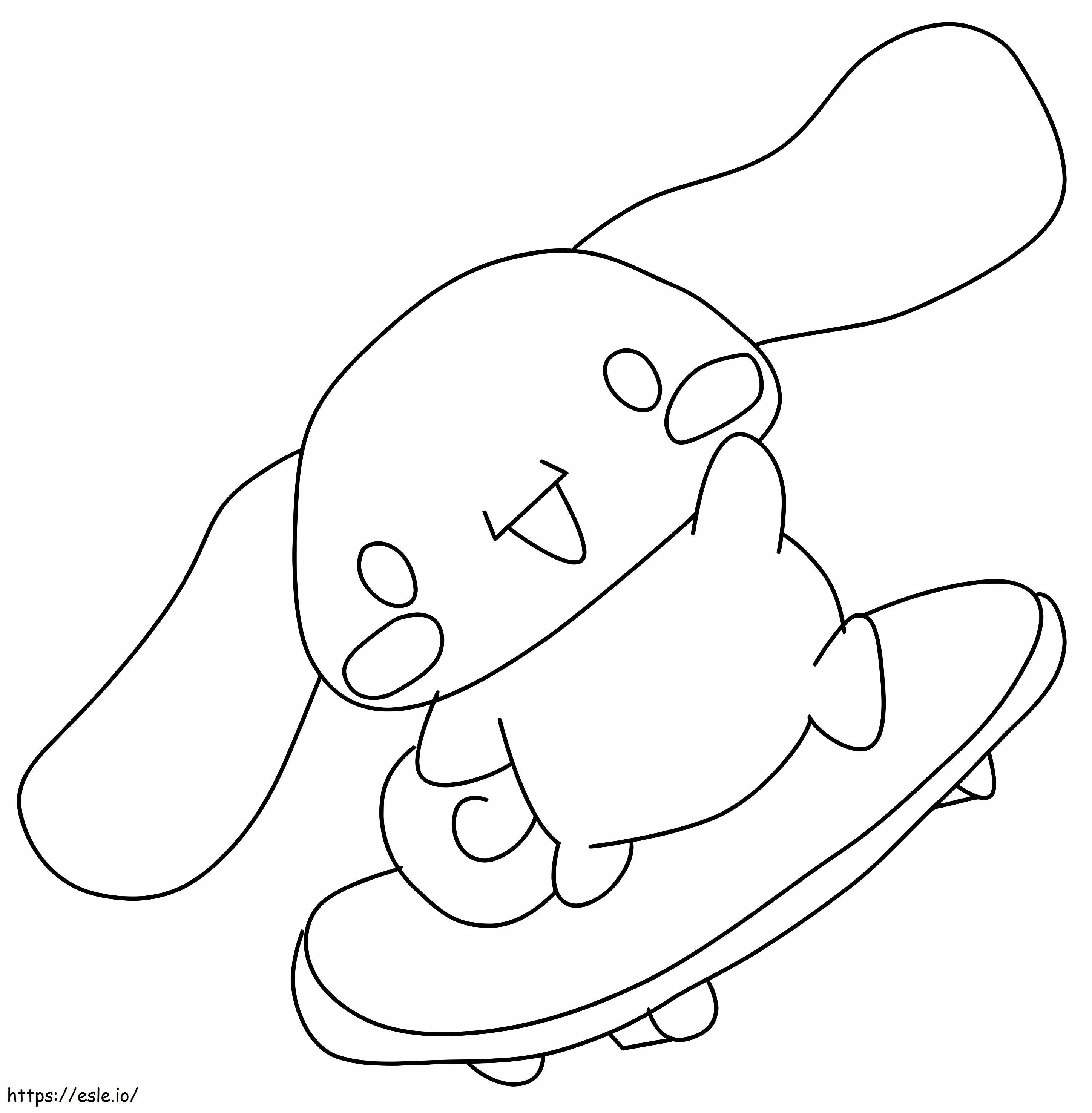 Cinnamoroll En Monopat n Para Colorear Cinnamoroll En Monopat n Para Colorear