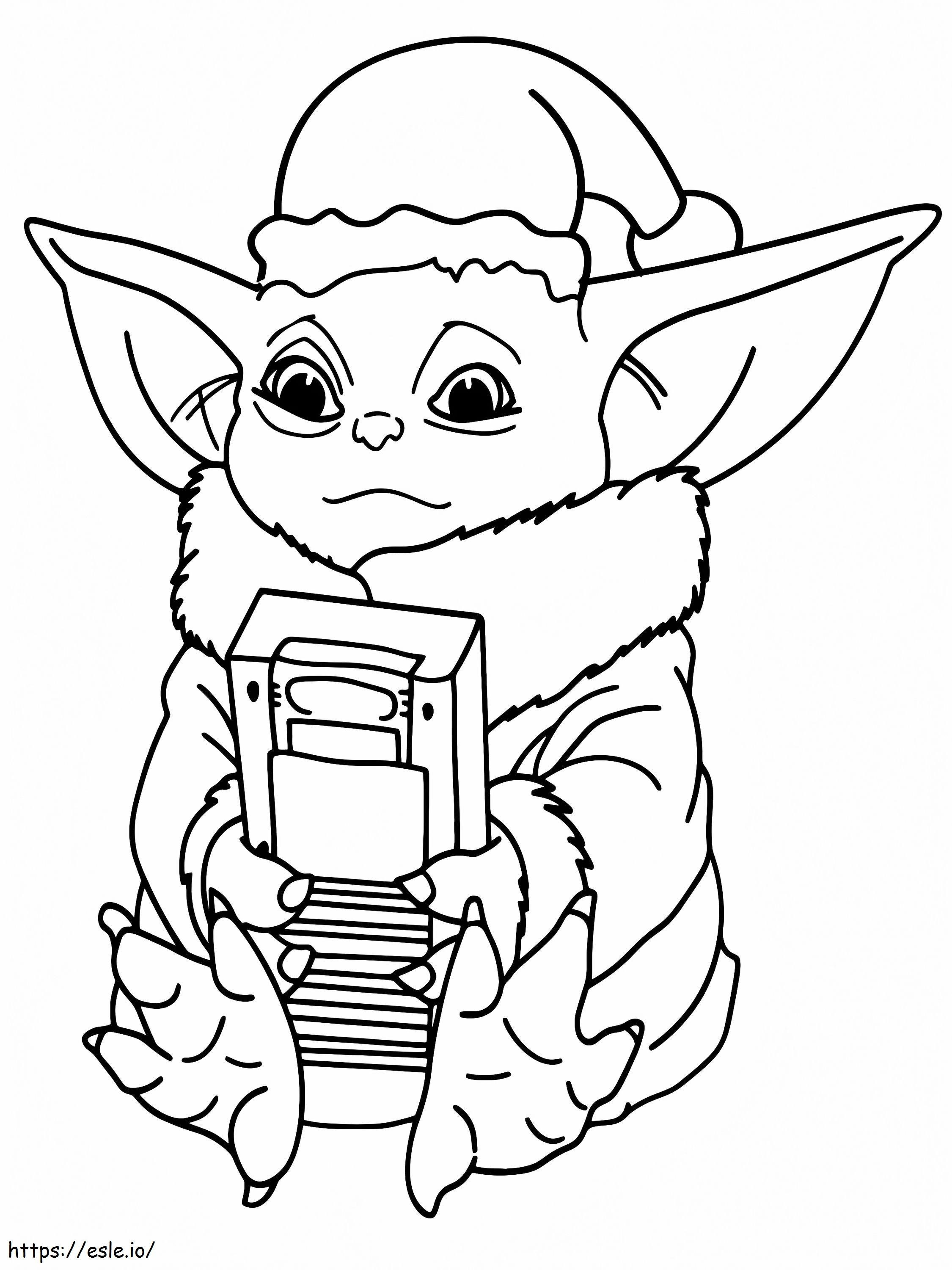 Baby Yoda Christmas Coloring 16 Coloring Page Baby Yoda Christmas Coloring 16 Coloring Page