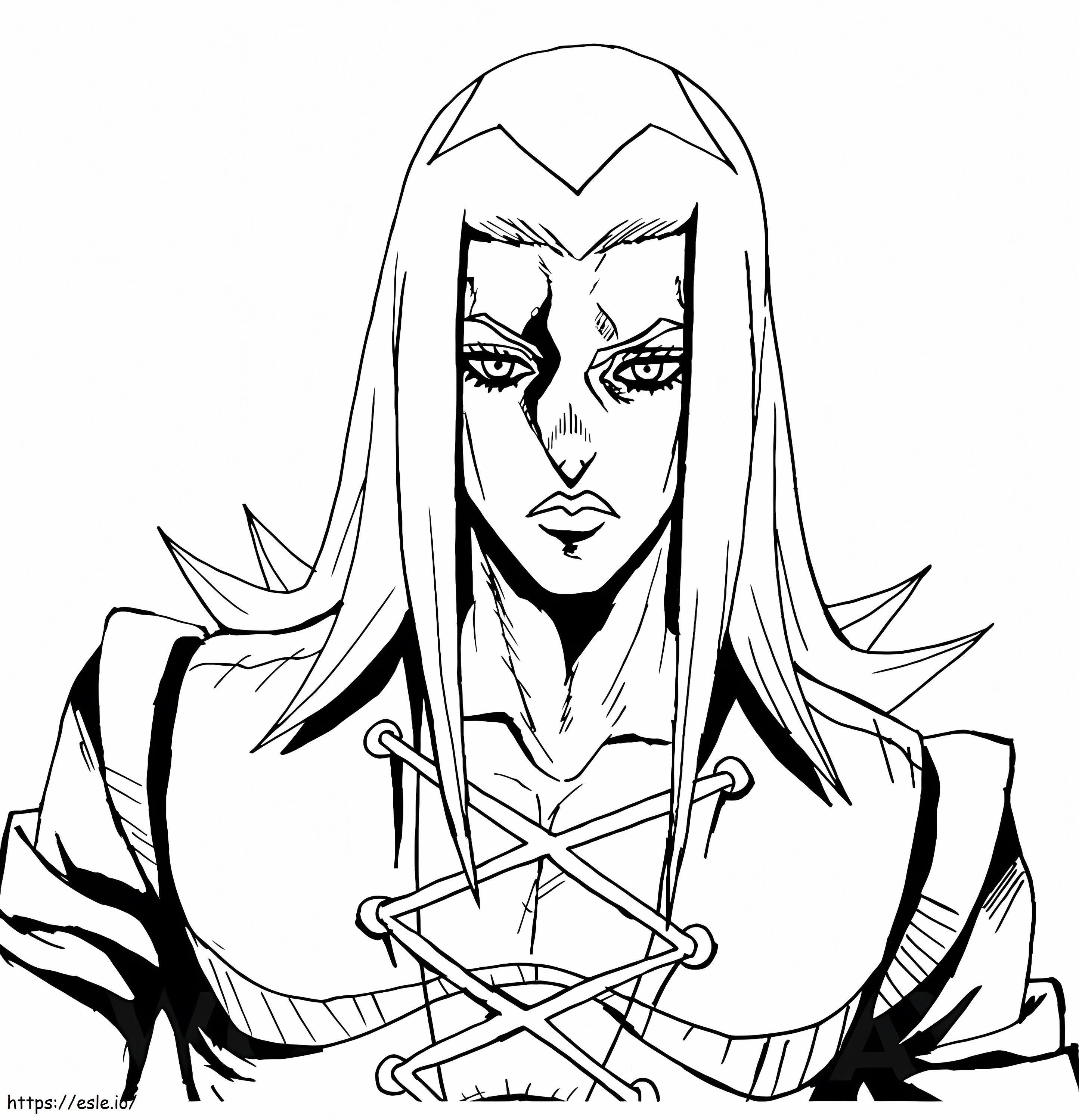 Abbacchio Coloring Page Abbacchio Coloring Page