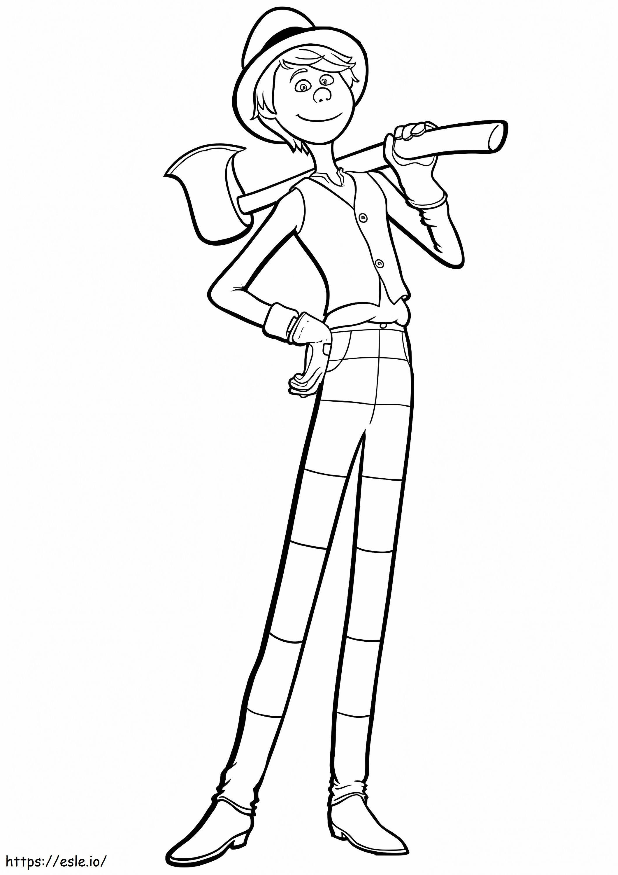 Once Ler From The Lorax Coloring Page